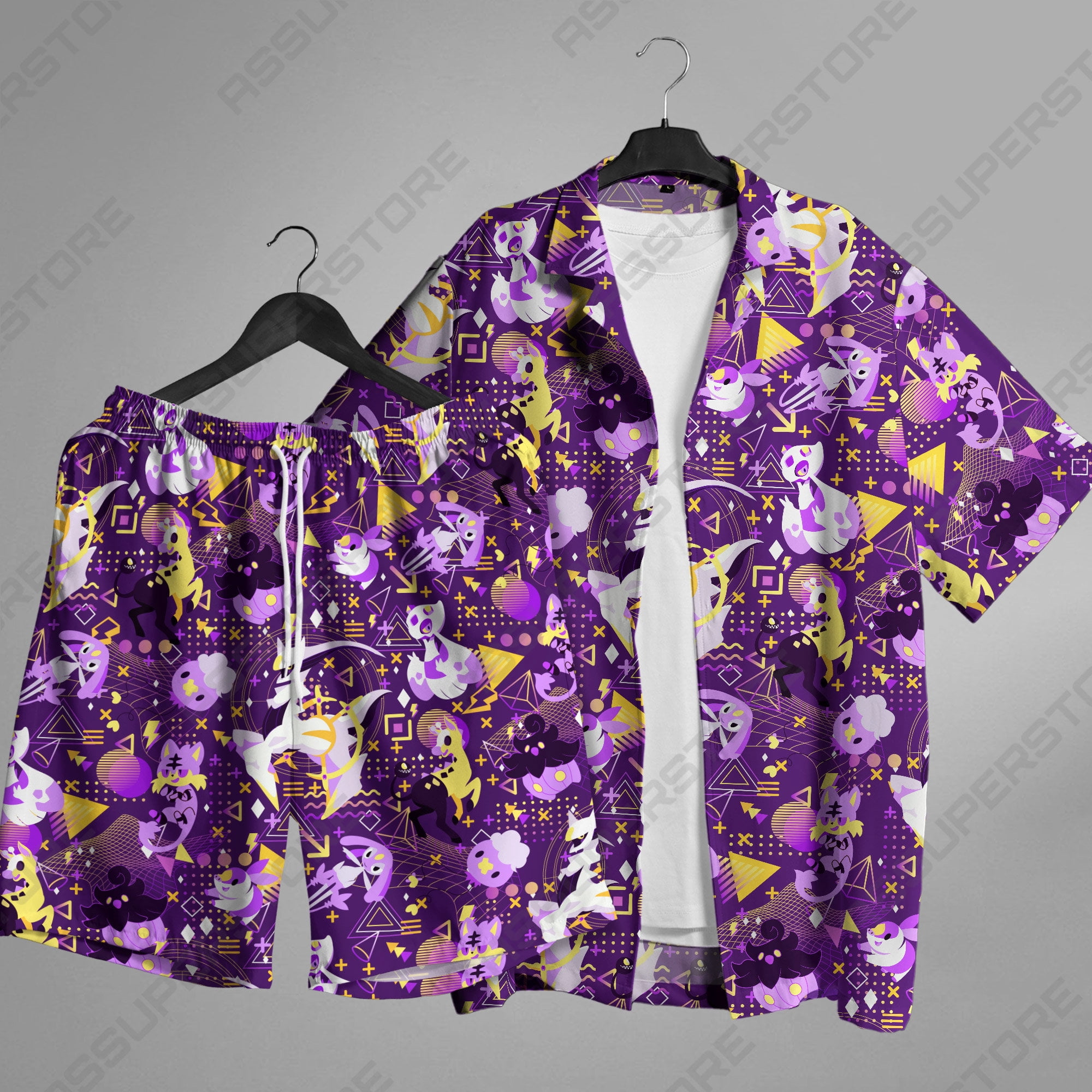 Alpha Hawaiian Shirt Button-Up Shirt Tropical Hawaii Shirt Gift ...