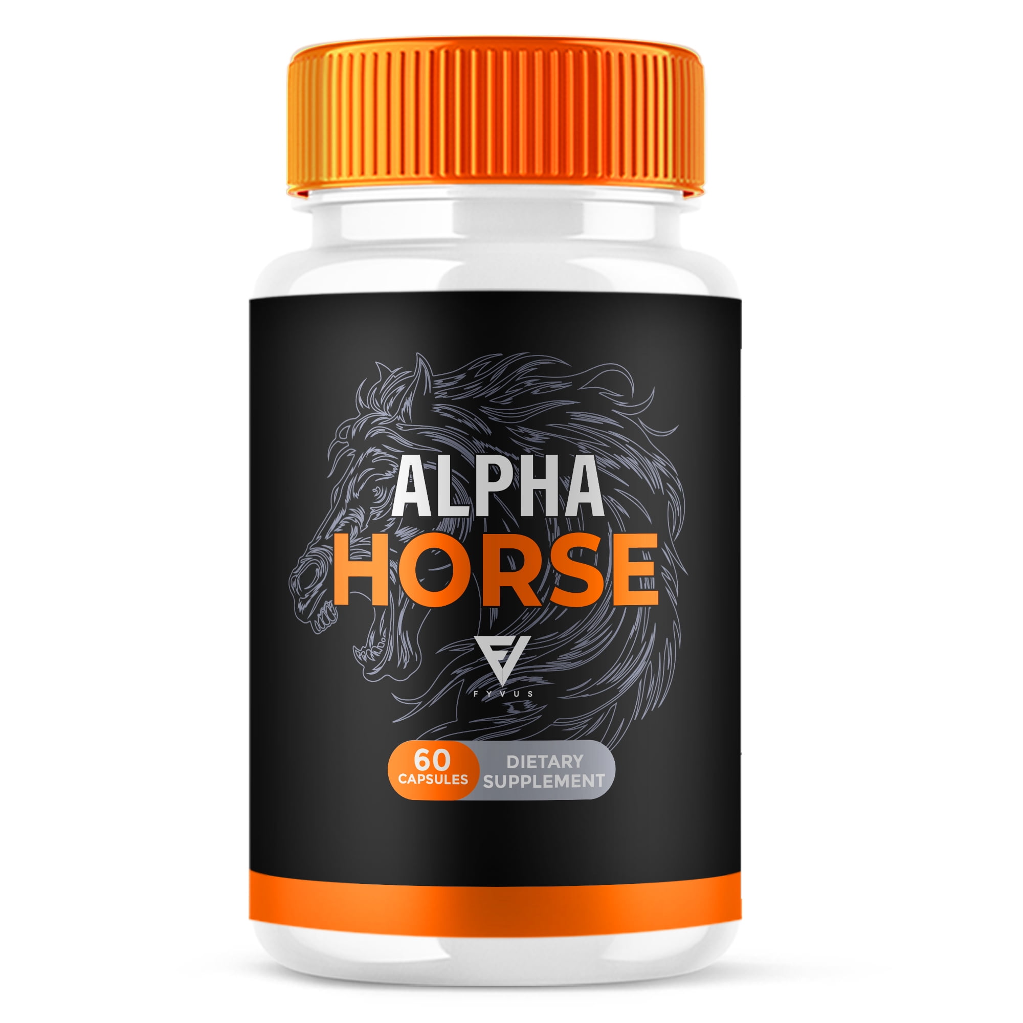 Alpha Horse Pills AlphaHorse Capsules, Daily Supplement for High Drive ...