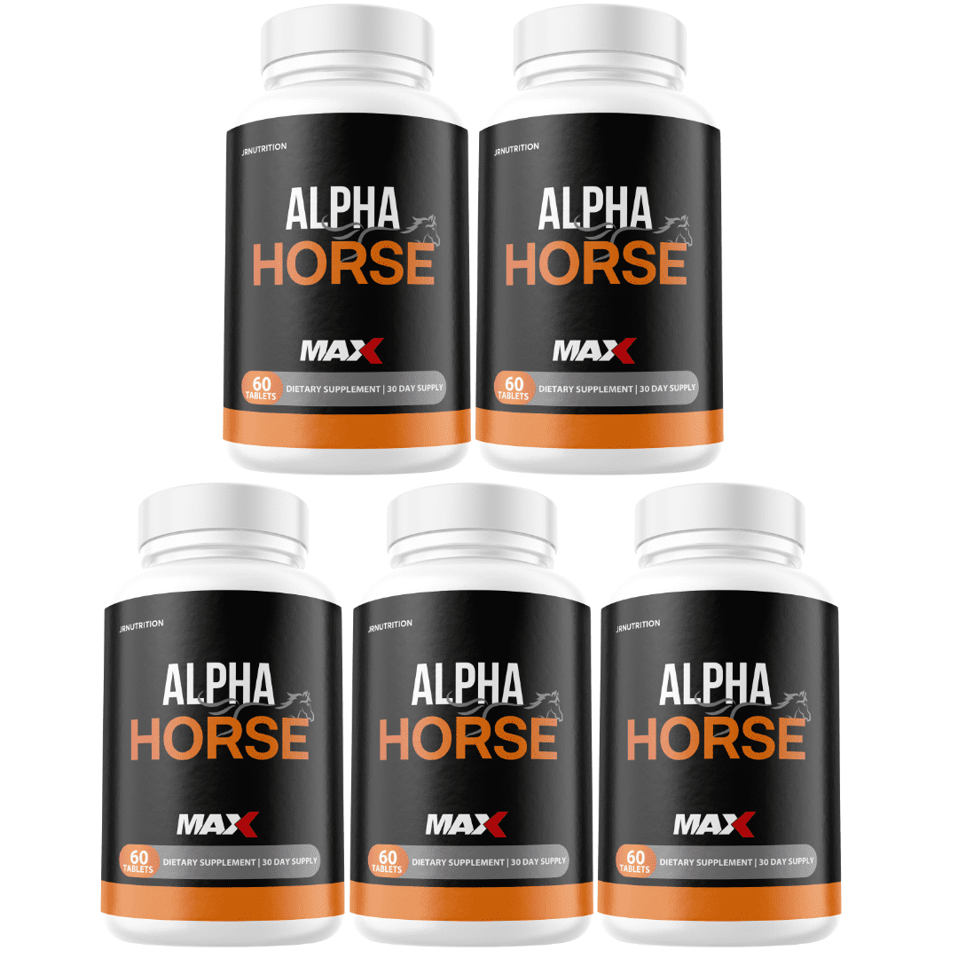Alpha Horse Pills for Men, Alpha Horse Male for & Vitality - 5 Bottles ...