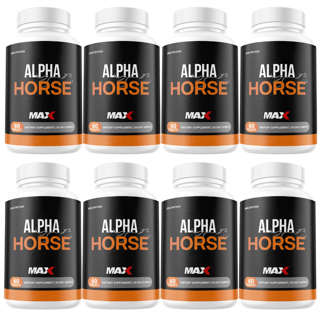 Alpha Horse Pills for Men, Alpha Horse Male for & Vitality - 8 Bottles ...