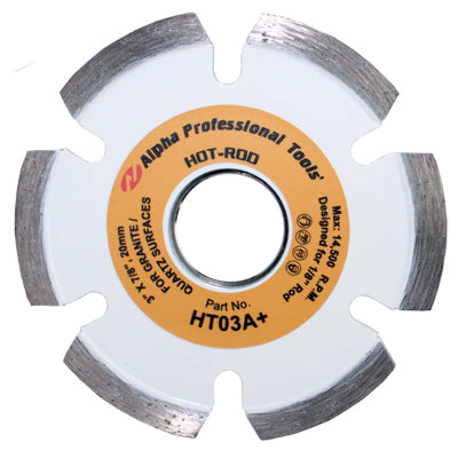Alpha Hot-Rod - Wet/Dry Channel Cutting Blade for Granite - Walmart.com