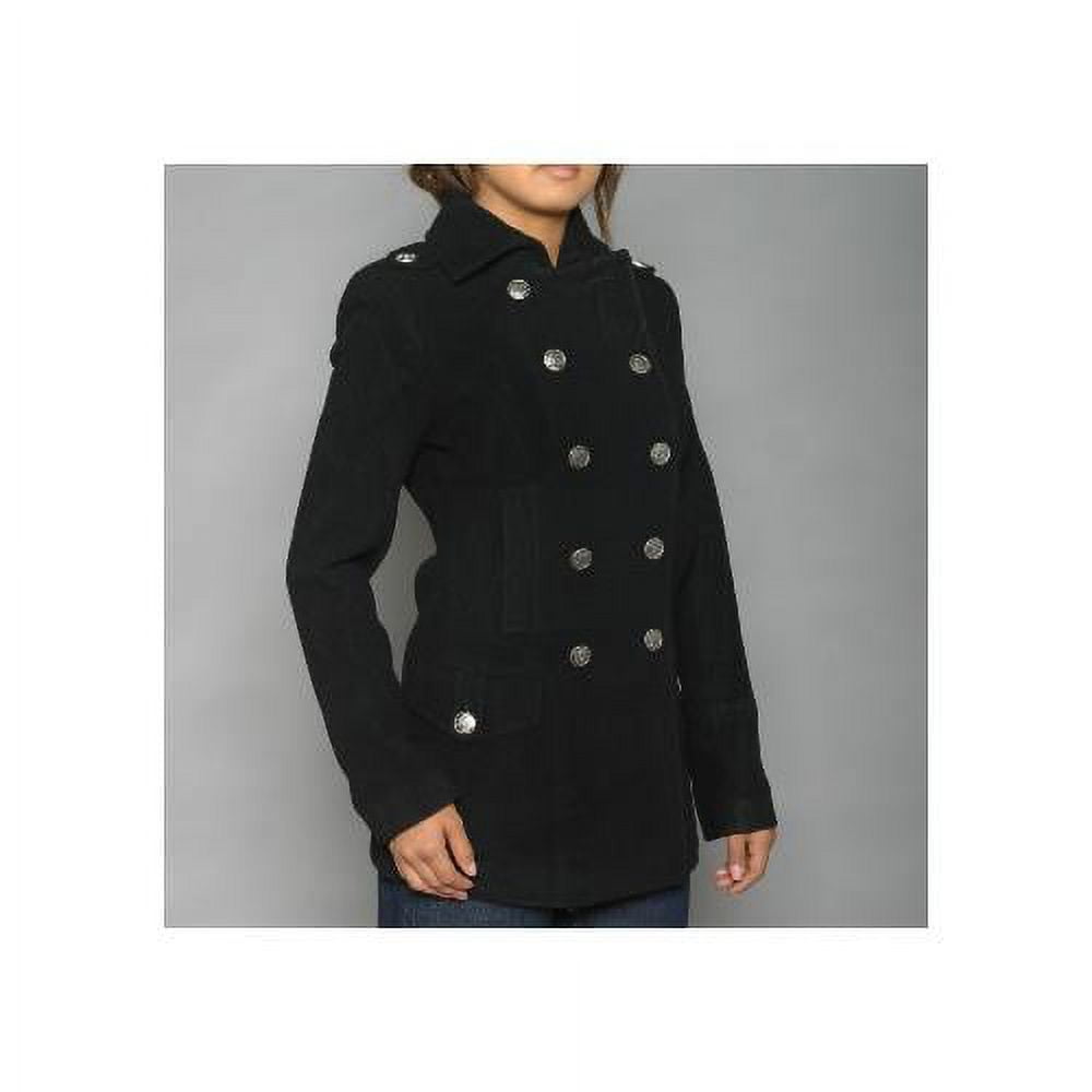 Alpha Industries Ladies Wool Long Peacoat - Walmart.com