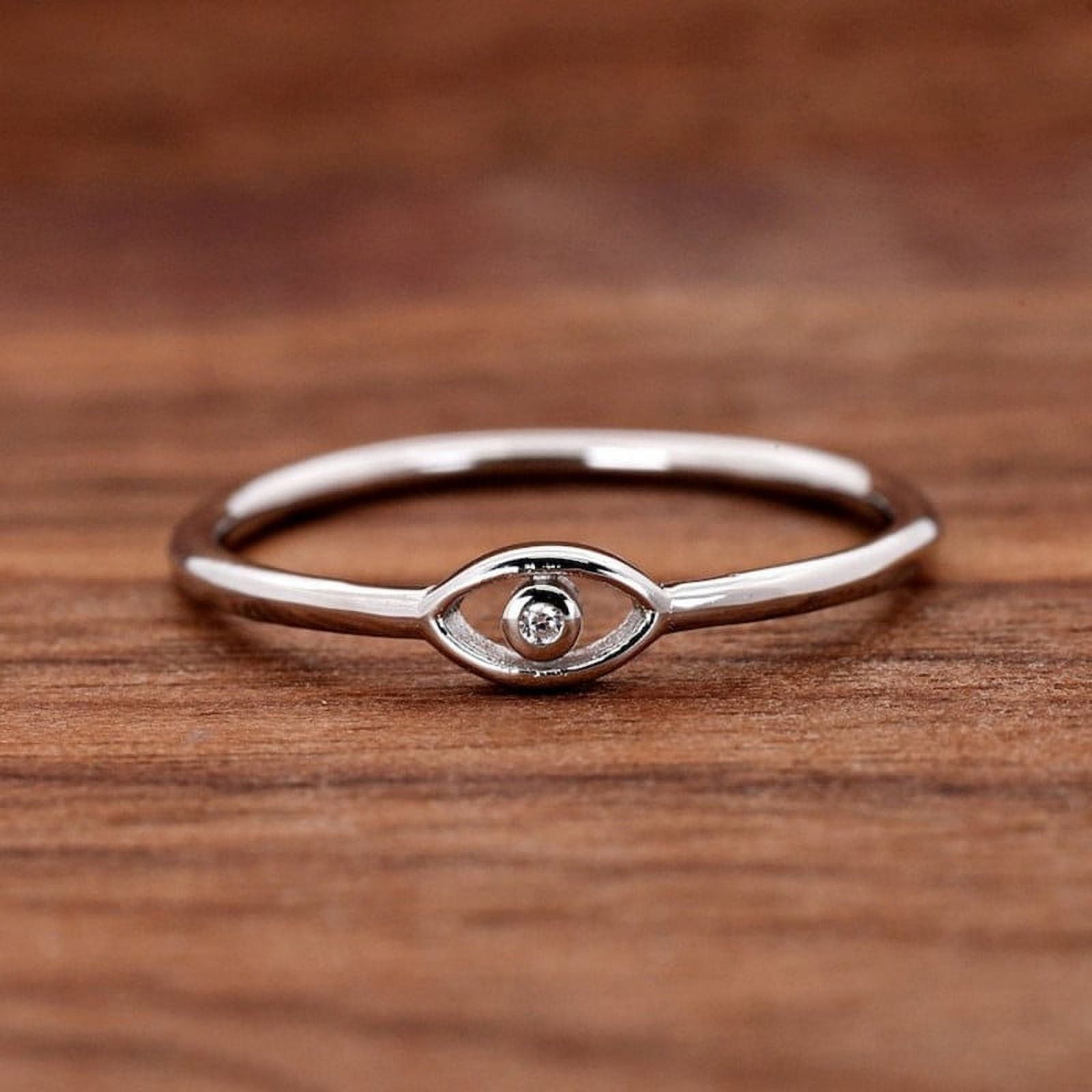 Alpha Jewel 0.4 Ct Round Brilliant Cut Diamond Band - 14K White Gold ...