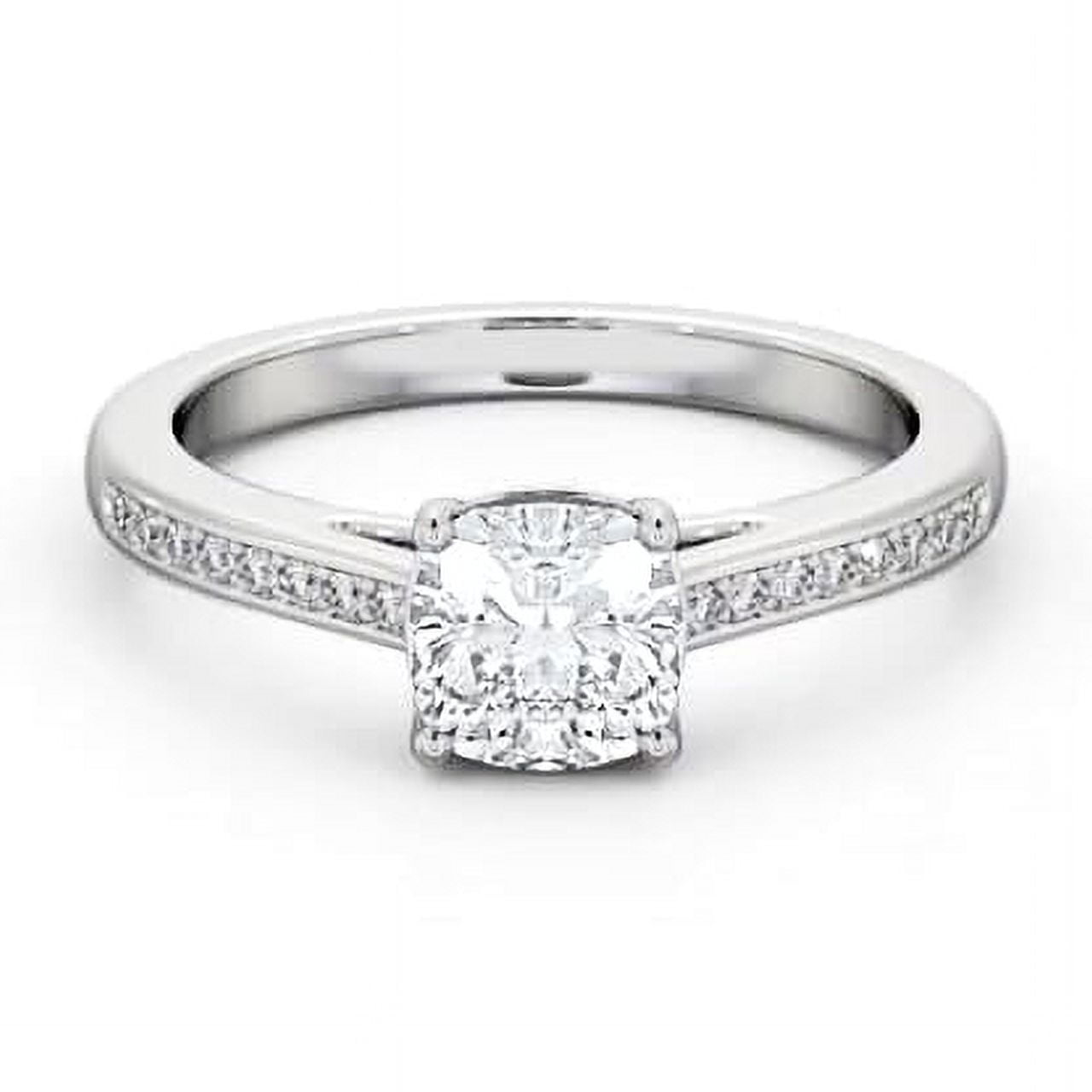 Alpha Jewel Oval Cut Excellent 1.4 Ct Diamond Ring For Women's - 14K ...