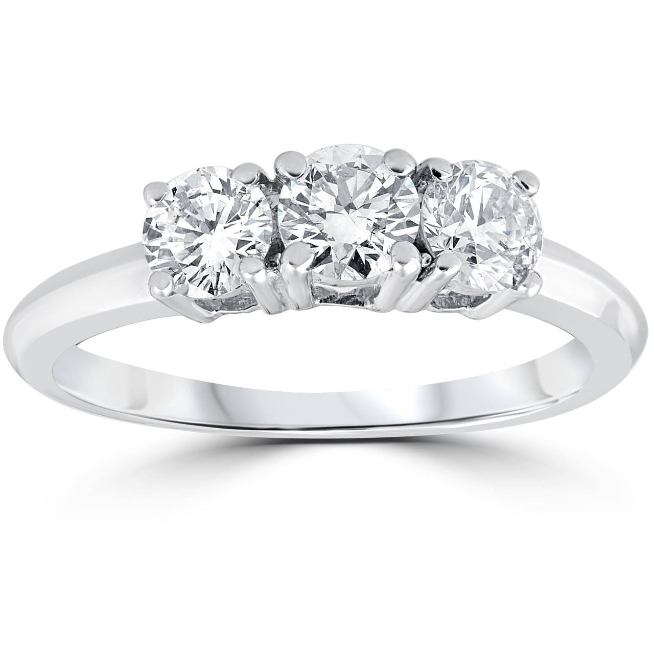 Alpha Jewel Stylish 1.5 Ct Round Cut Lab Created Diamond Engagement ...