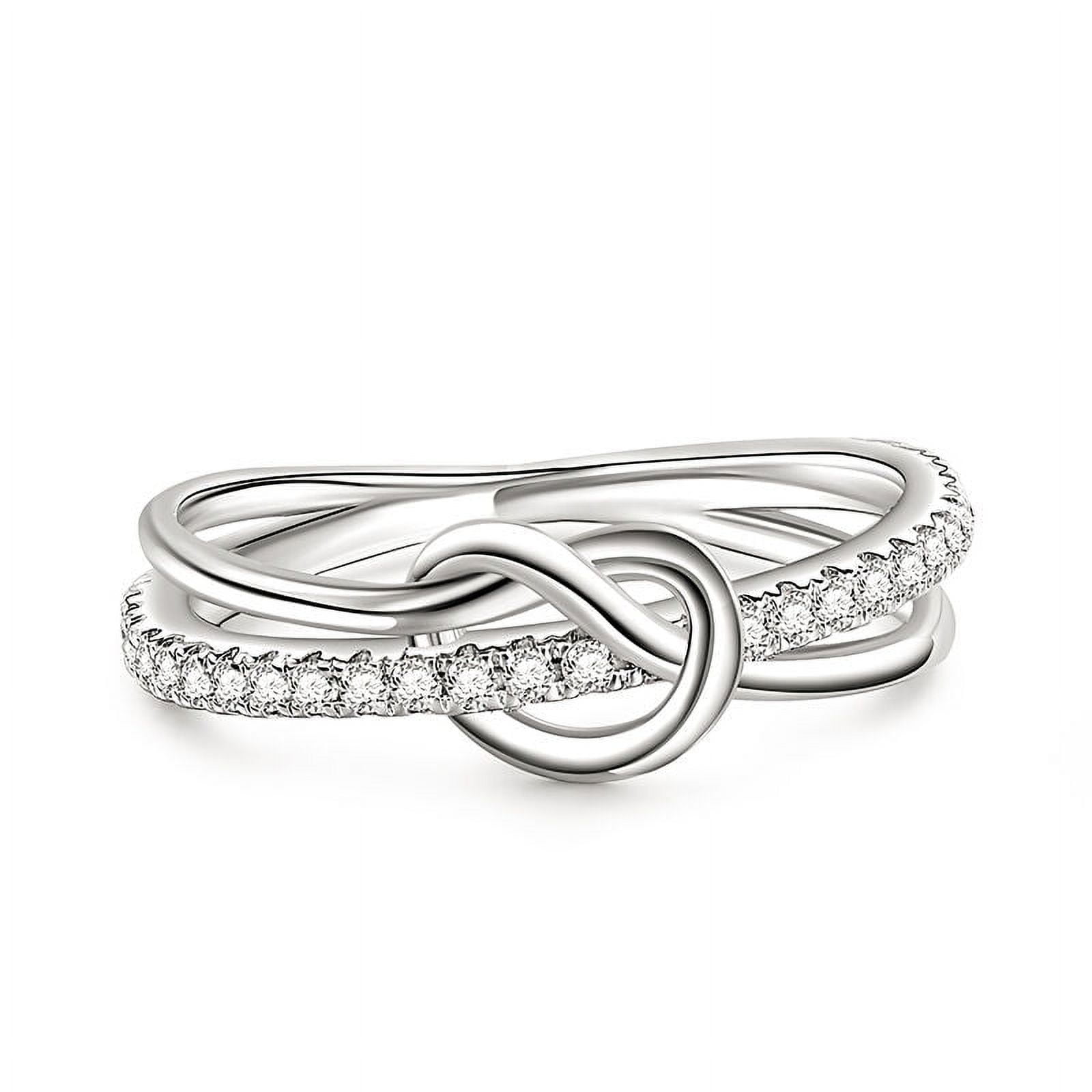 Alpha Jewelry 1 Ct Moissanite Round Cut Engagement Ring - 14K White ...