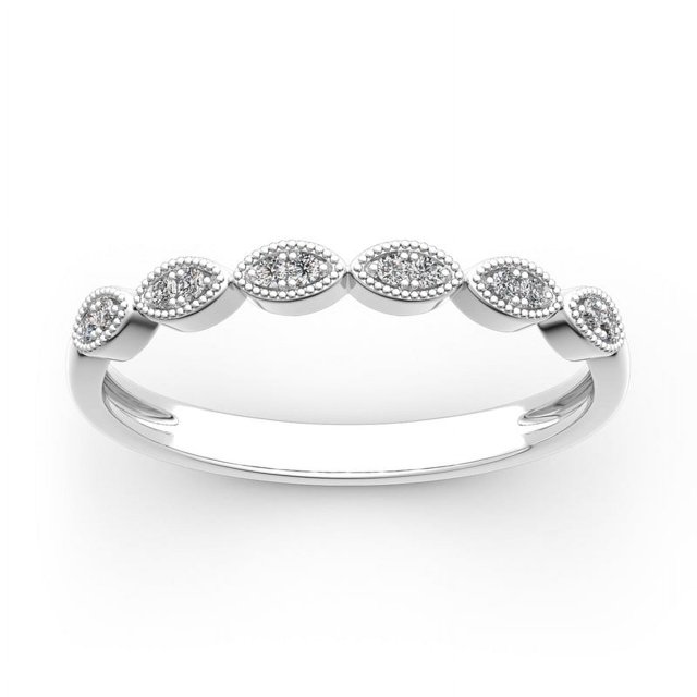 Alpha Jewelry 14K White Gold Plated Ring - 1.1 Ct VVS1/D Round Cut ...