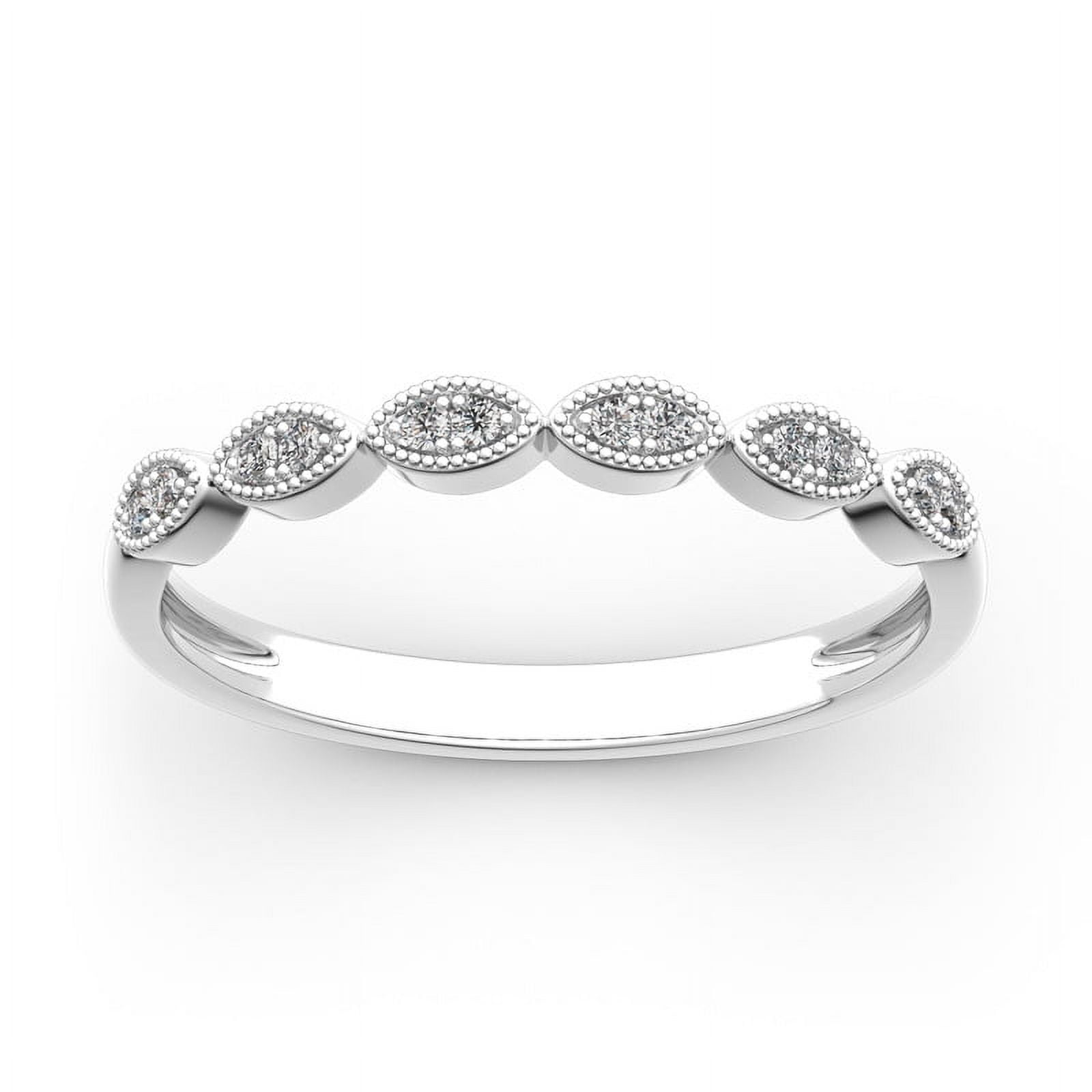 Alpha Jewelry 14K White Gold Plated Ring - 1.1 Ct VVS1/D Round Cut ...