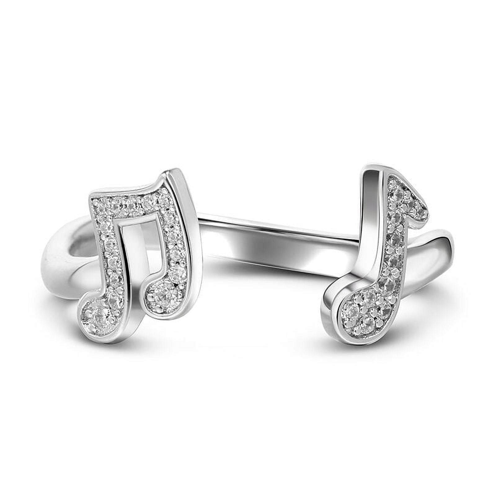 Alpha Jewelry 14K White Gold Plated Rings - 1.6 Ct Round Cut Silver ...