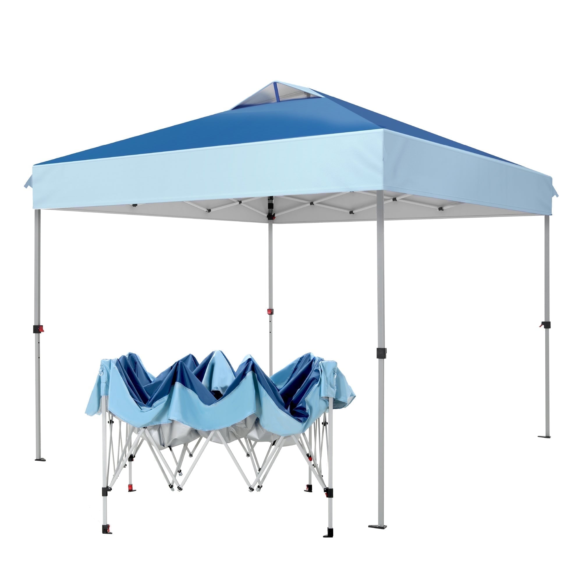Alpha Joy 10'x 10' Pop up Canopy Outdoor Shade Canopy Event Instant ...