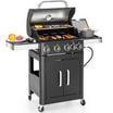 Kenmore 2-Burner Portable Tabletop Retro Gas Grill, Pink - Walmart.com
