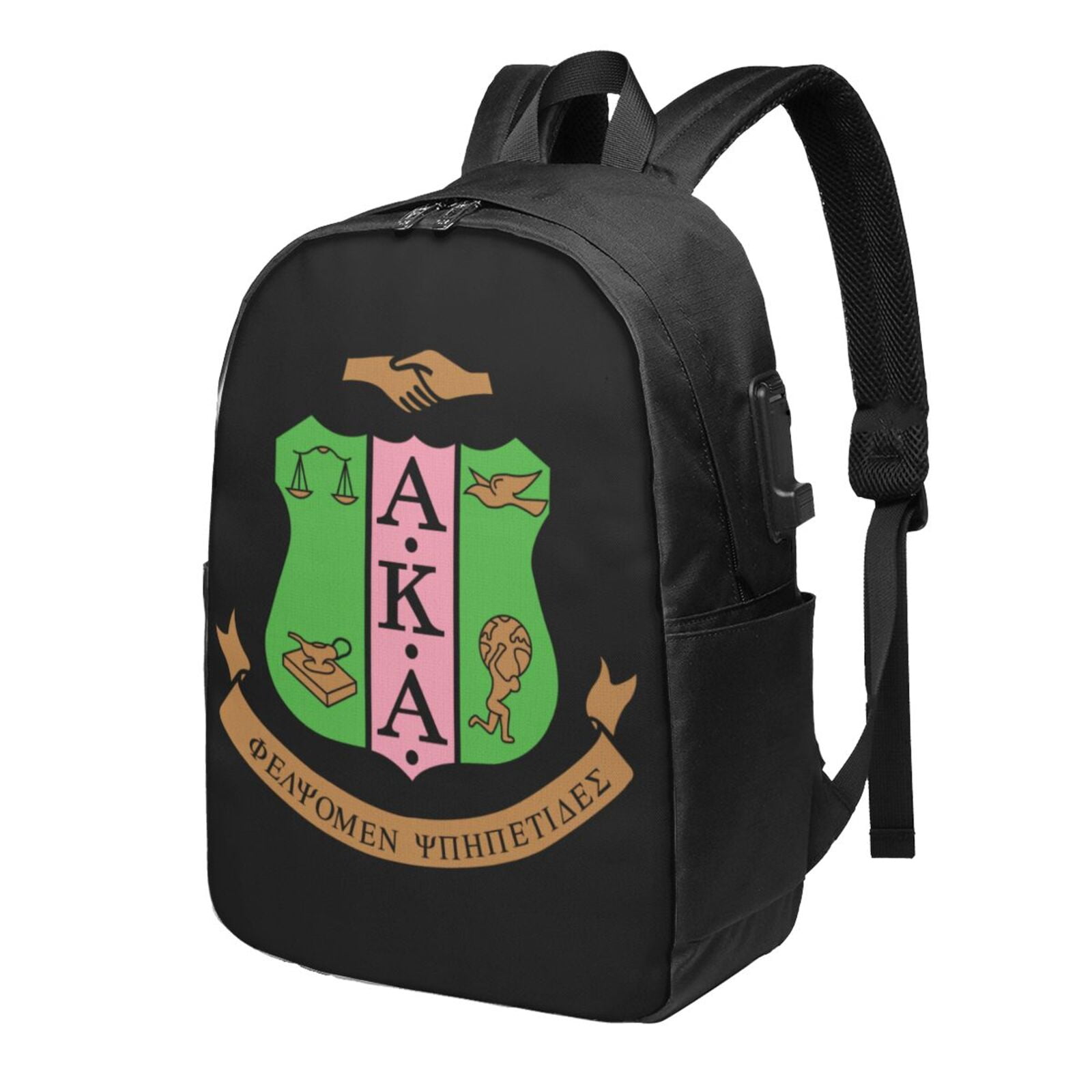 Alpha Kappa Alpha Backpack Fashion Travel Backpack Laptop Backpack 17 ...
