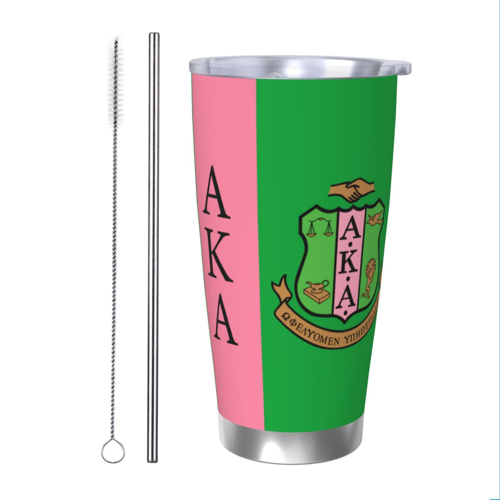 Alpha Kappa Alpha Car Cup Insulation Tumbler Reusable Stainless Steel ...