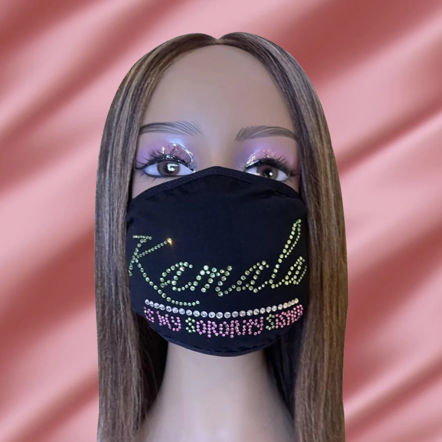 Alpha Kappa Alpha Kamala Is My Sorority Sister Bling Face Mask ...