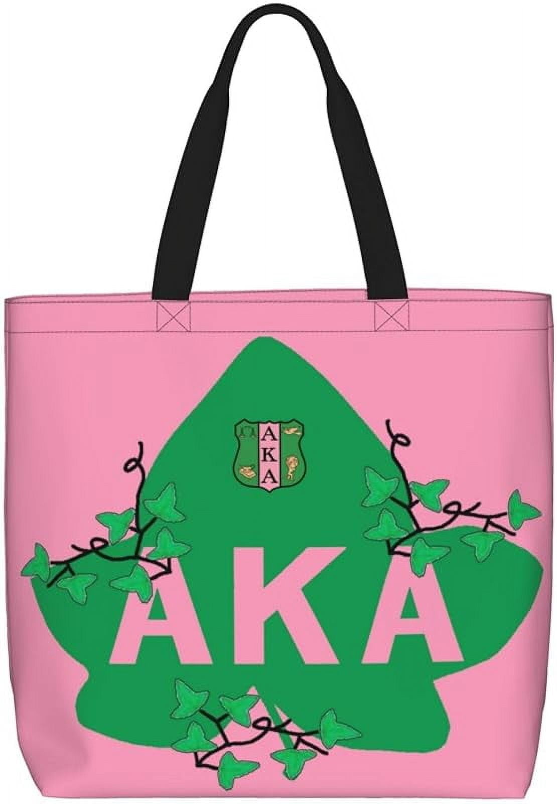 Alpha Kappa Alpha Shoulder Bag Canvas Tote Bag Reusable Shopping Tote ...