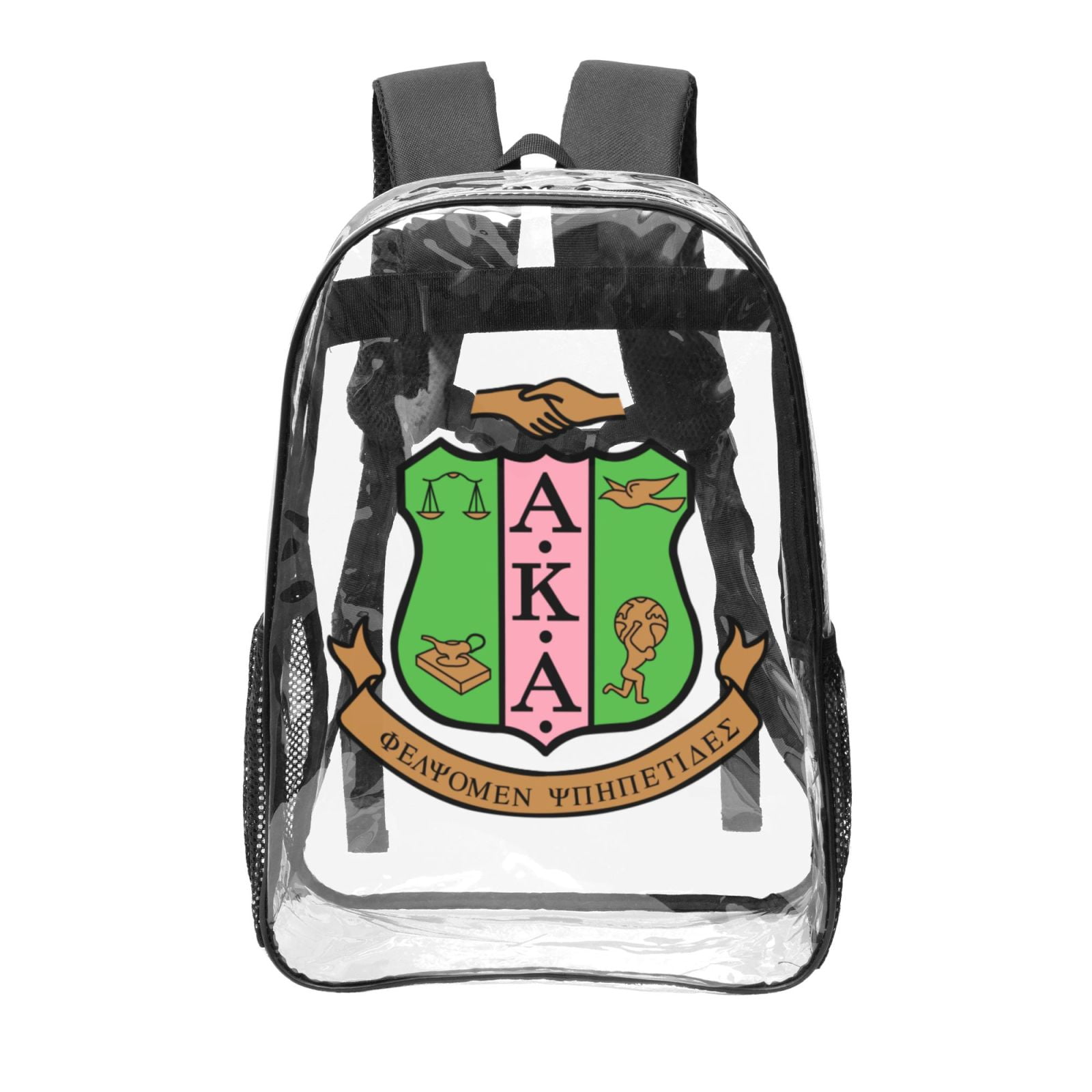 Alpha Kappa Alpha Transparent Backpack Fashion Travel Backpack Laptop ...