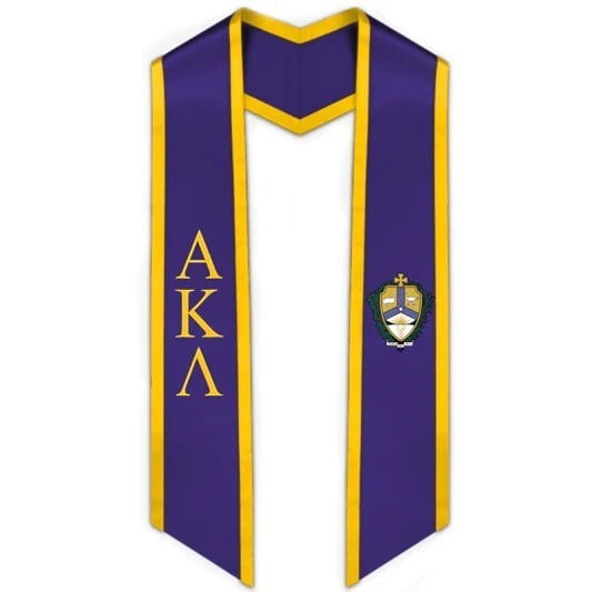 Alpha Kappa Lambda Greek Lettered Stole W/ Year - Walmart.com