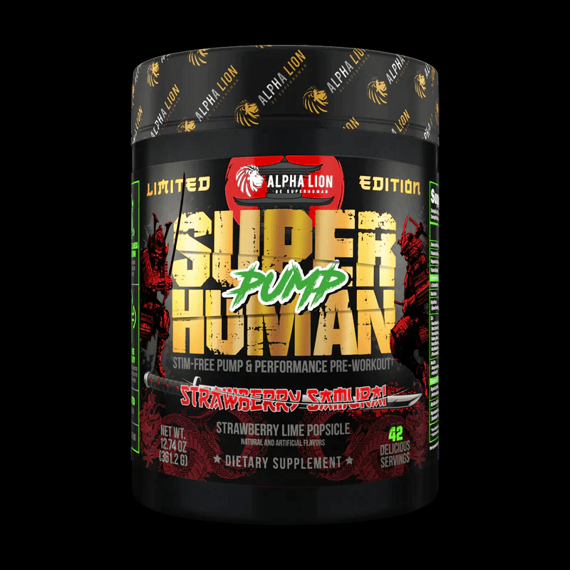 Alpha Lion: Super Human Pump, Strawberry Samurai Flavor - Walmart.com