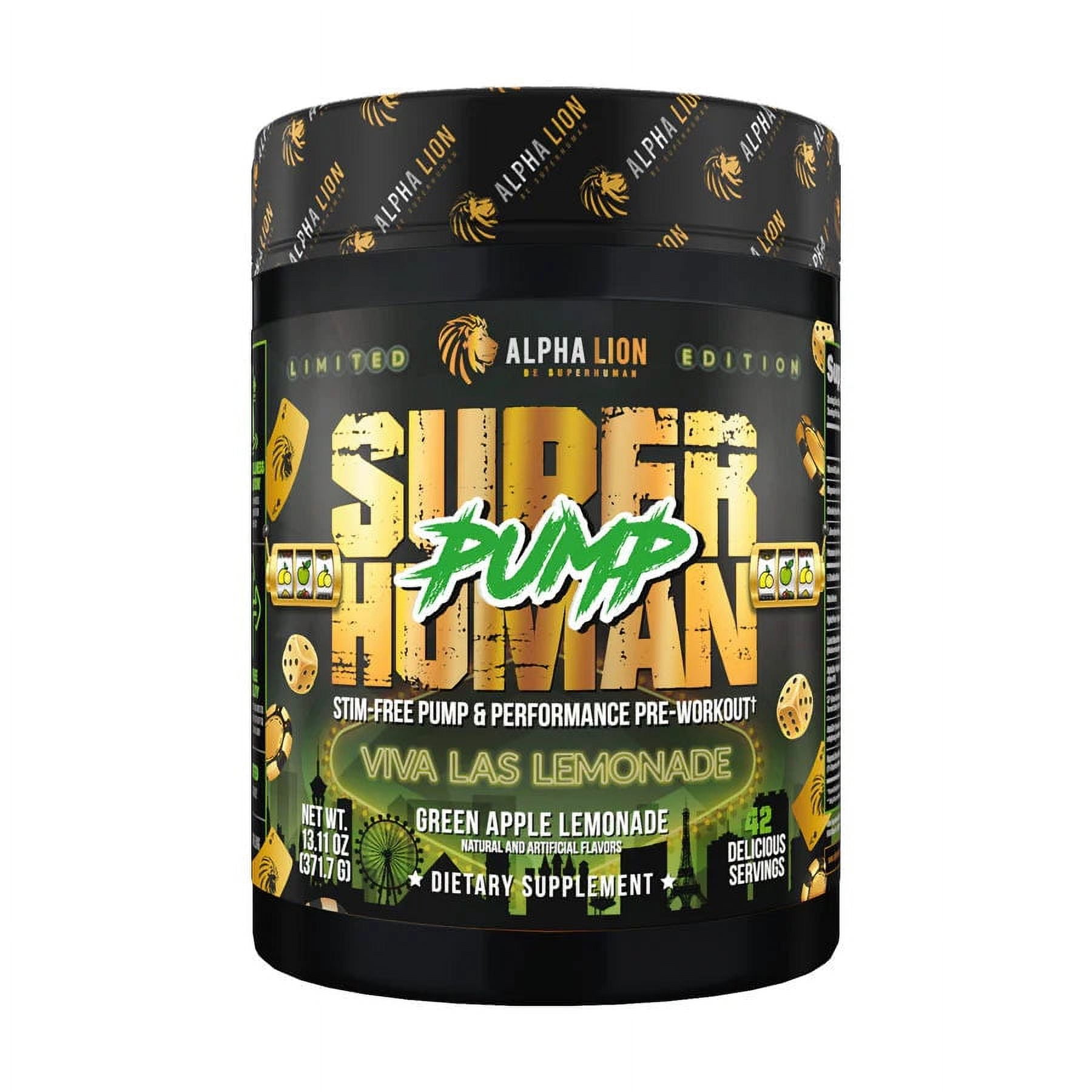 Alpha Lion Superhuman Pump 42srv - Walmart.com