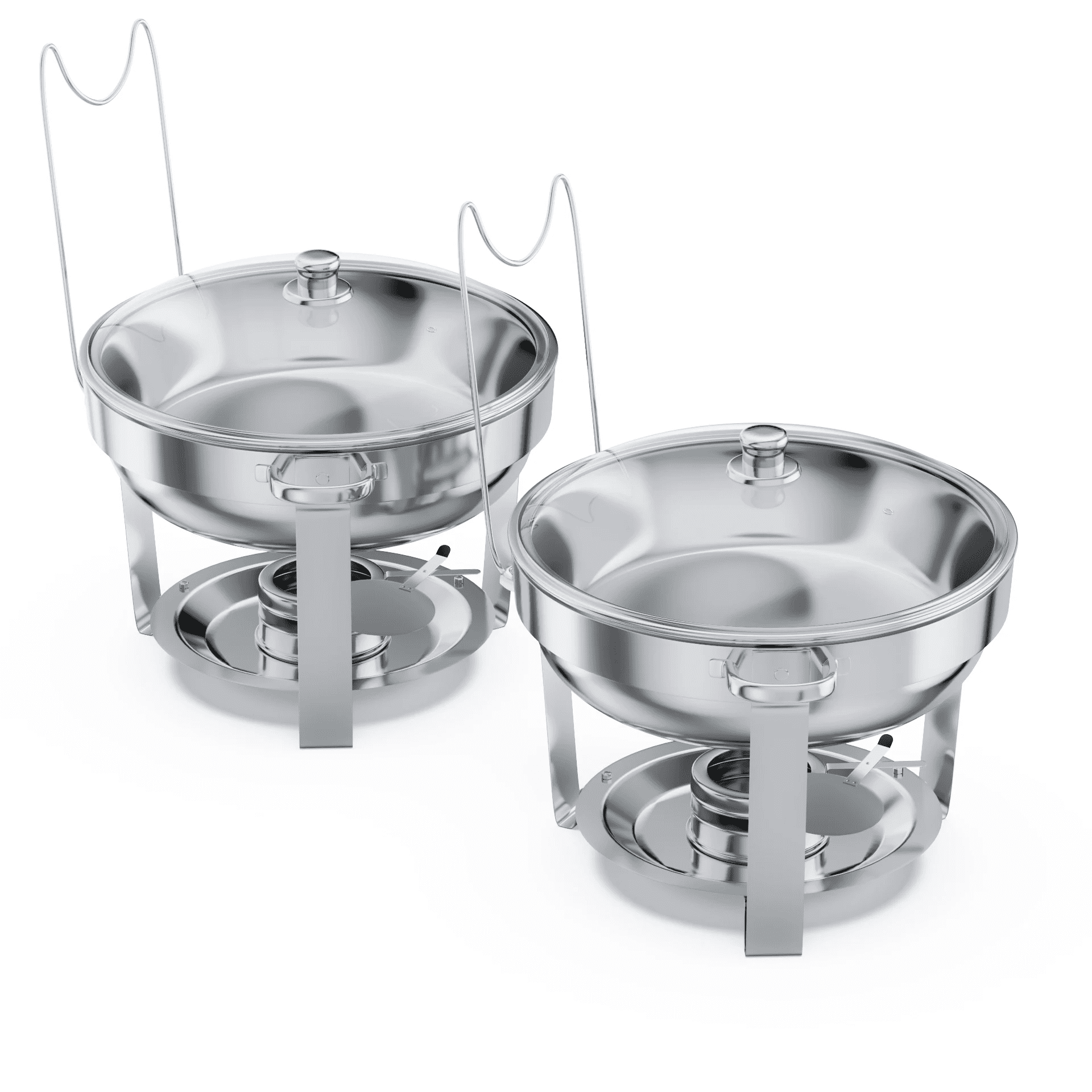 Alpha Living Chafing Dish Buffet Set of 2 – Complete Stainless Steel ...