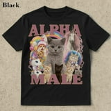 Alpha Male Funny Kitten Shirt, Funny Cat Meme Shirt, Boyfriend Gift ...