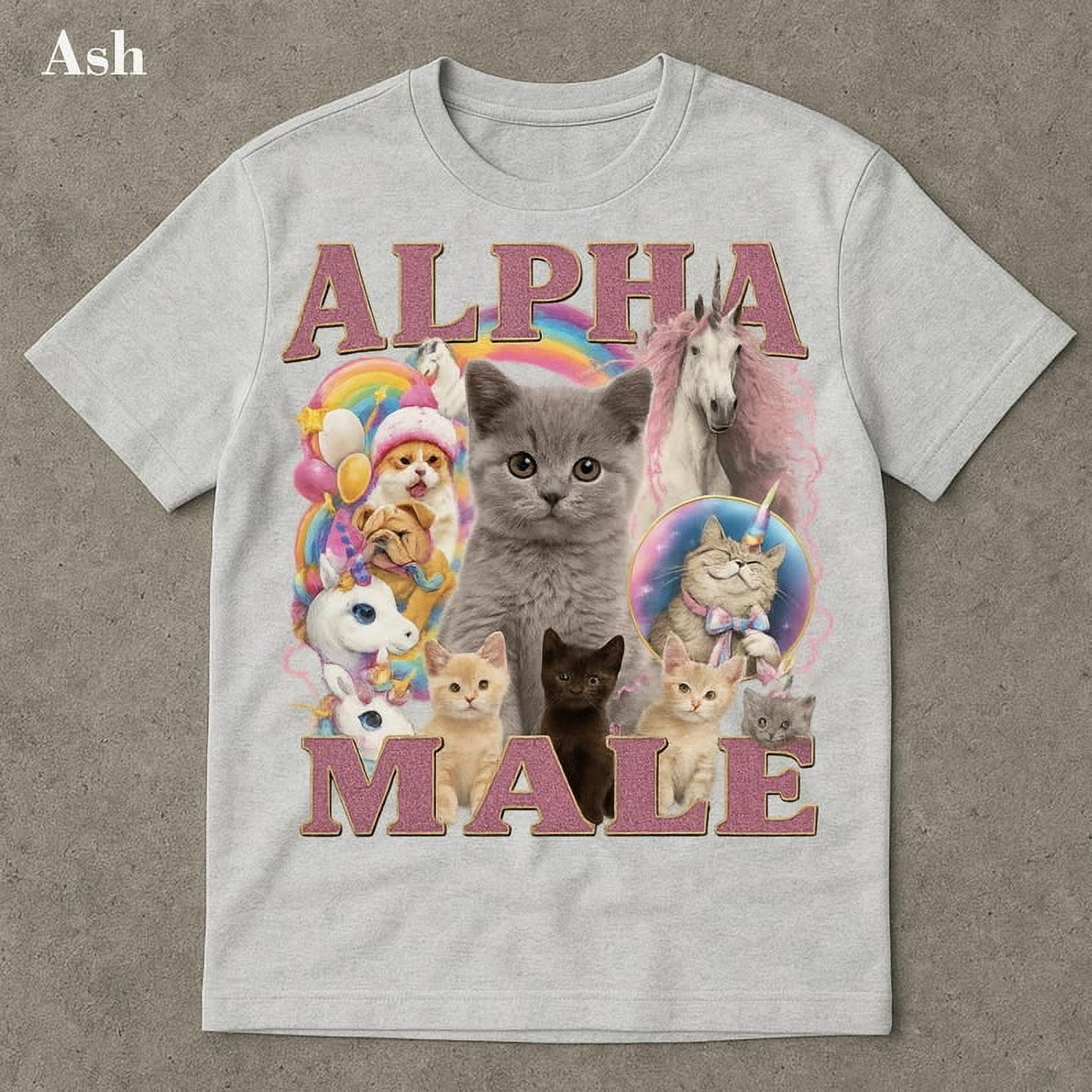 Alpha Male Funny Kitten Shirt, Funny Cat Shirt, Boyfriend Gift, Father ...