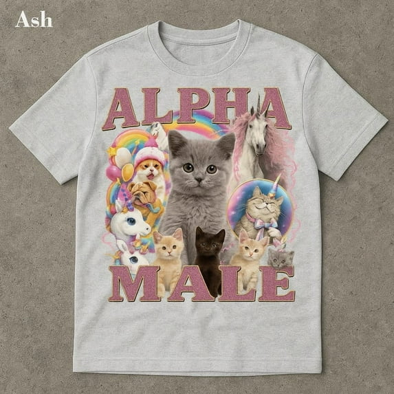 Alpha Male Funny Kitten Shirt, Funny Cat Shirt, Boyfriend Gift, Father ...