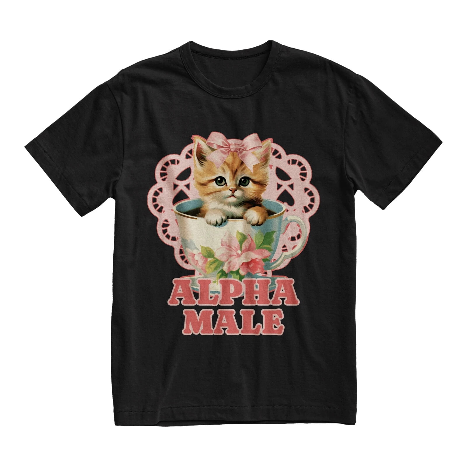 Alpha Male Funny Kitten Tshirt, Funny Cat Meme Shirt, Boyfriend Gifts ...
