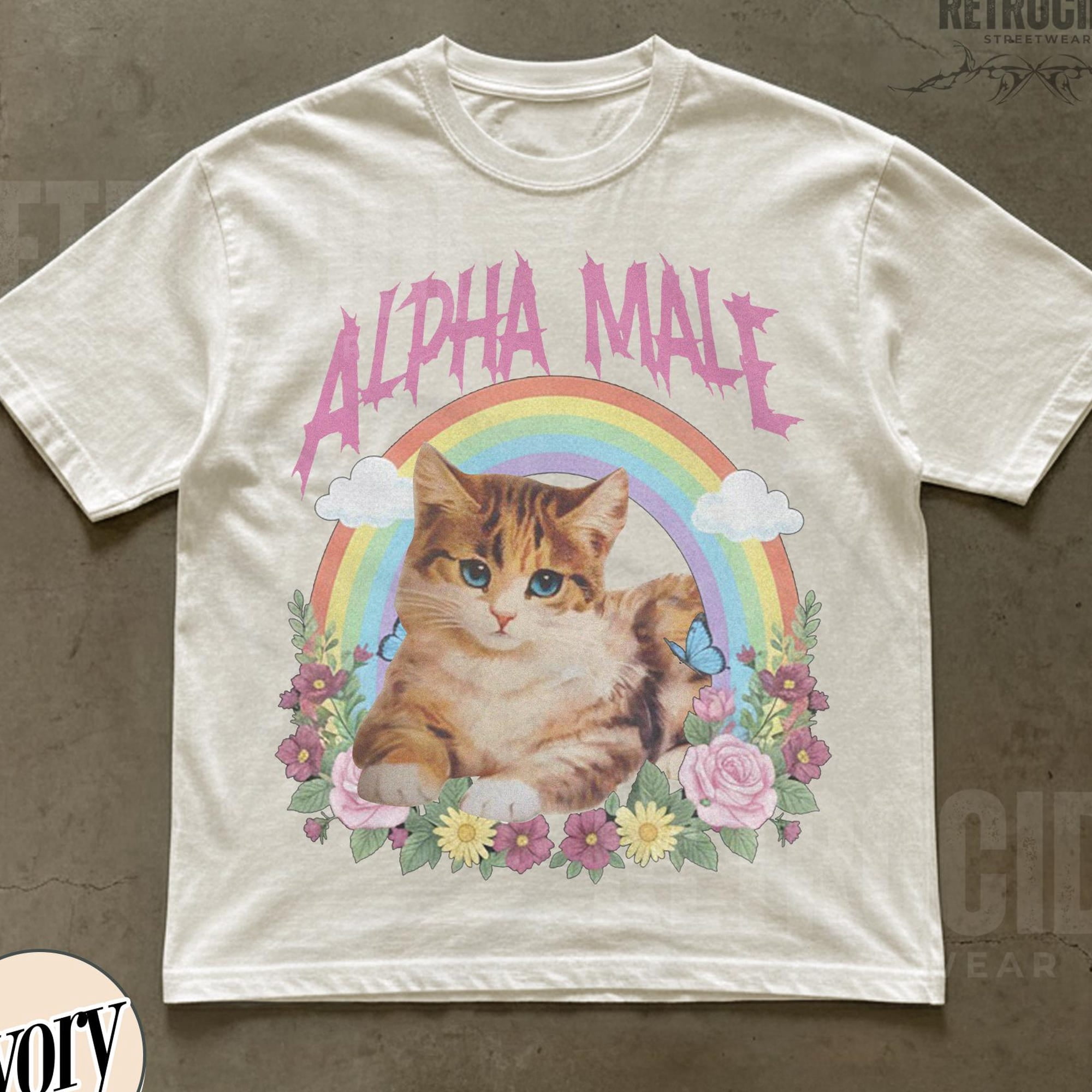 Alpha Male Funny Kitten Tshirt Funny Cat Meme Shirt Boyfriend Gifts ...