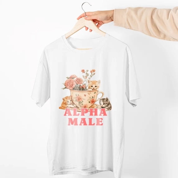 Alpha Male Kitten Shirt, Cat Shirt, Boyfriend Gifts Birthday Gifts; For ...