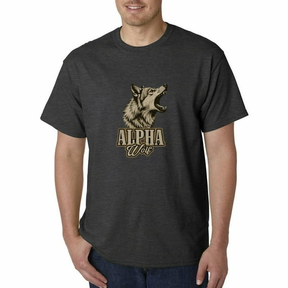 Alpha Male Wolf Seal Funny Dominant Animal Pack Unisex T-Shirt up to ...