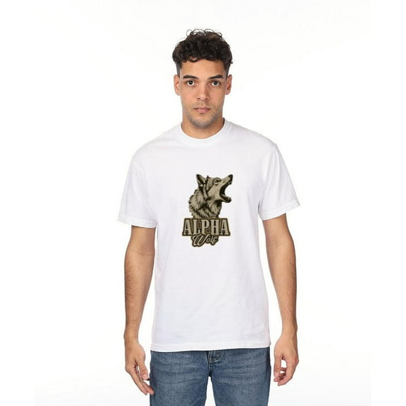 Alpha Male Wolf Seal Funny Dominant Animal Pack Unisex T-Shirt up to ...