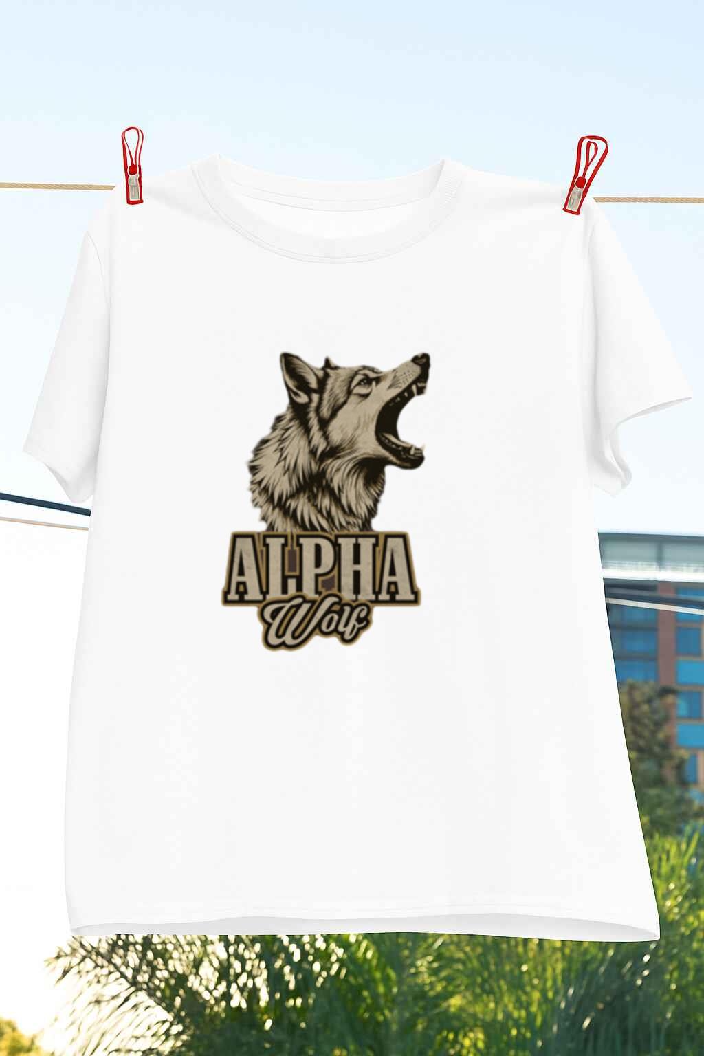 Alpha Male Wolf Seal Retro Graphic Unisex T-Shirt Vintage Inspired ...