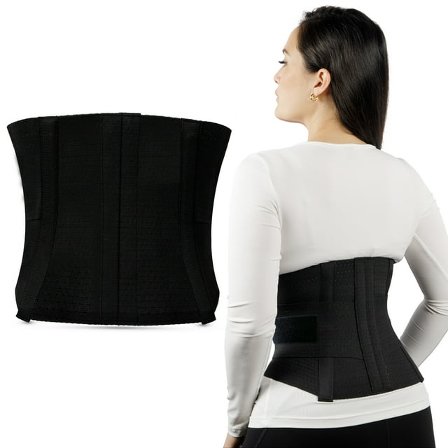 Alpha Medical 10” Vented Back Support Lower Back Brace Herniated Disc ...