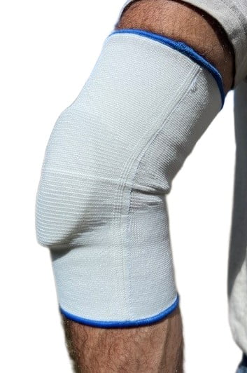 Alpha Medical Visco-Elastic Padded Elbow Support Brace (Small White w ...