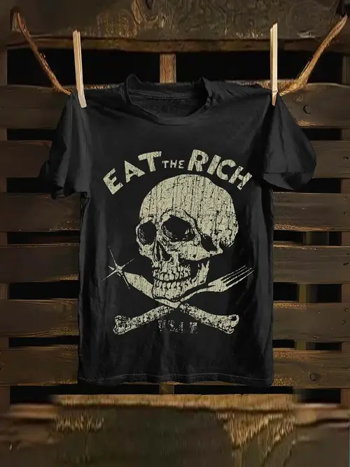 Alpha Men's Soft 100% Cotton Vintage Punk Rock Graphic T-Shirt ...