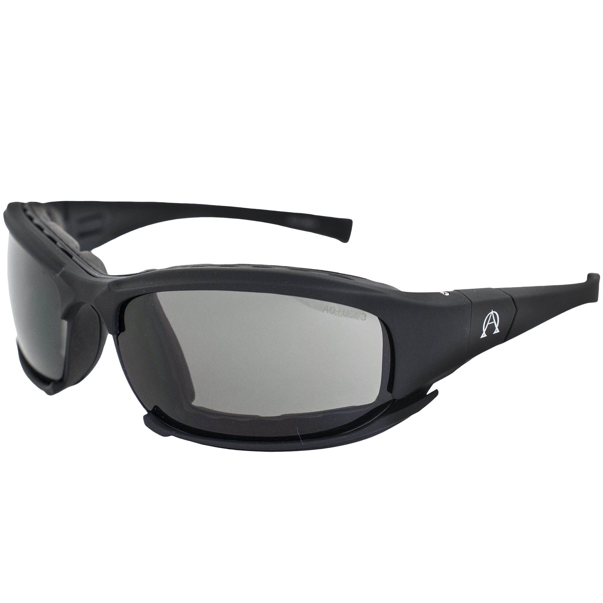Alpha Omega 3 Motorcycle Sunglasses Foam Padded Riding Safety Glasses ...