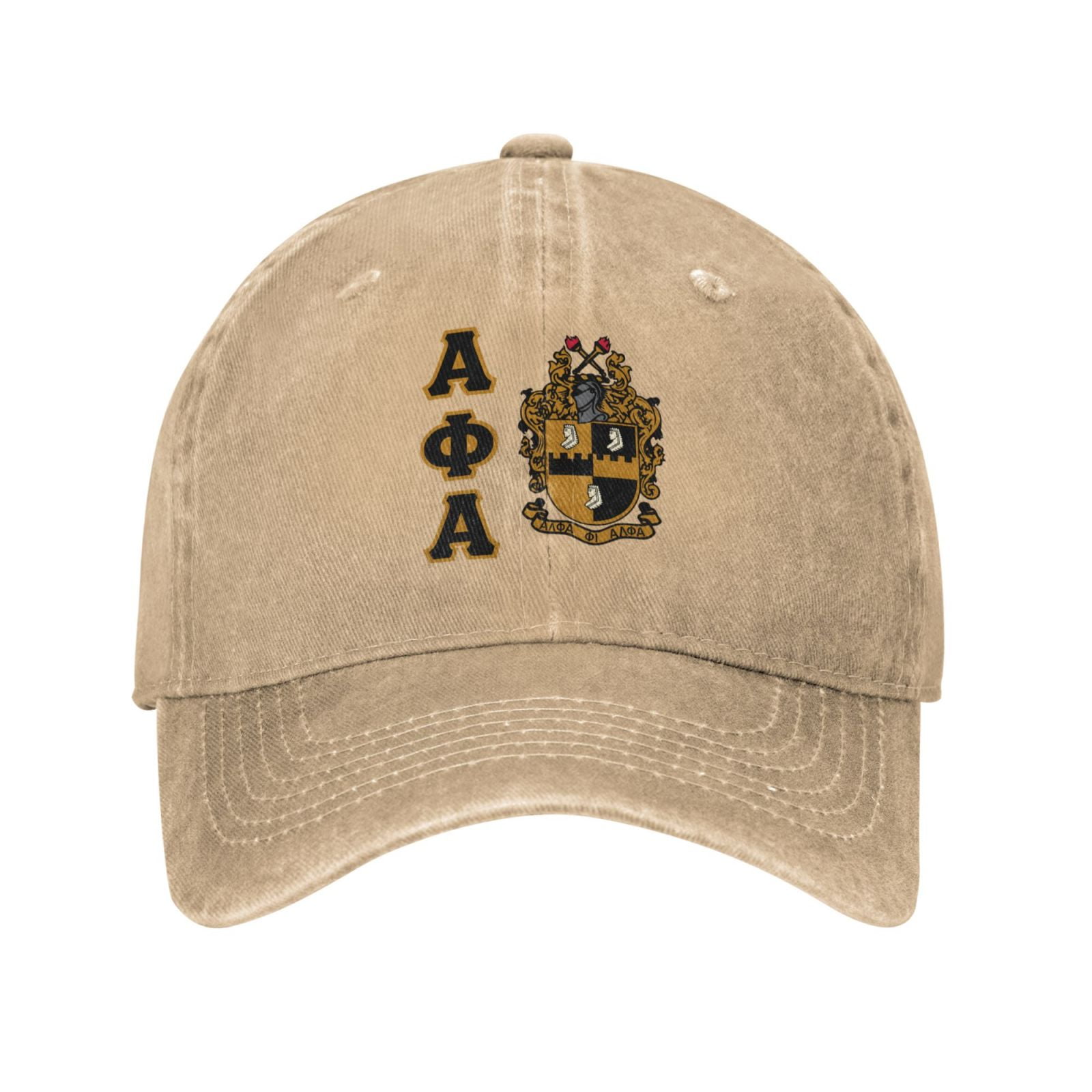 Alpha Phi Alpha Baseball Cap Casual Washed Denim Casquette Hat Outdoors ...
