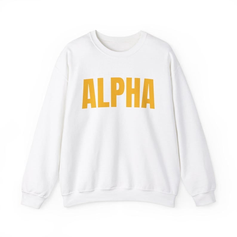 Alpha Phi Alpha Fraternity Sweatshirt - Classic Greek Letters Apparel ...