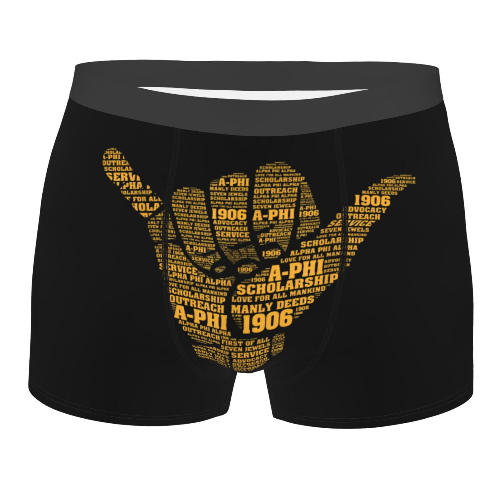Alpha Phi Alpha Men's Boxer Brief Breathable Ultra Comfortable Sports ...
