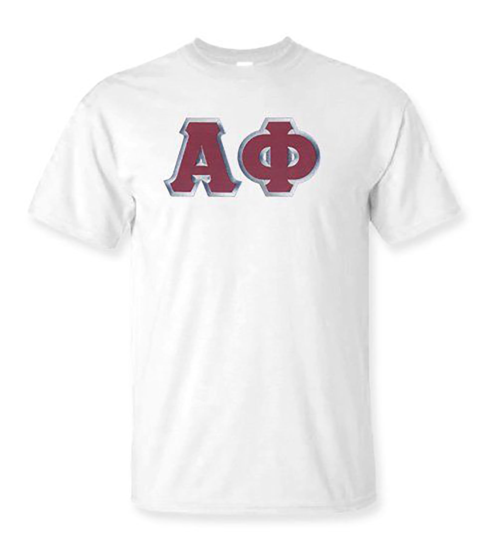 Alpha Phi Lettered Tee 4X-Large White - Walmart.com
