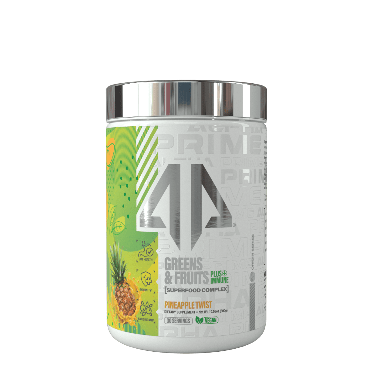 Alpha Prime Supplements Greens & Fruits + Immune Support Gut Health ...