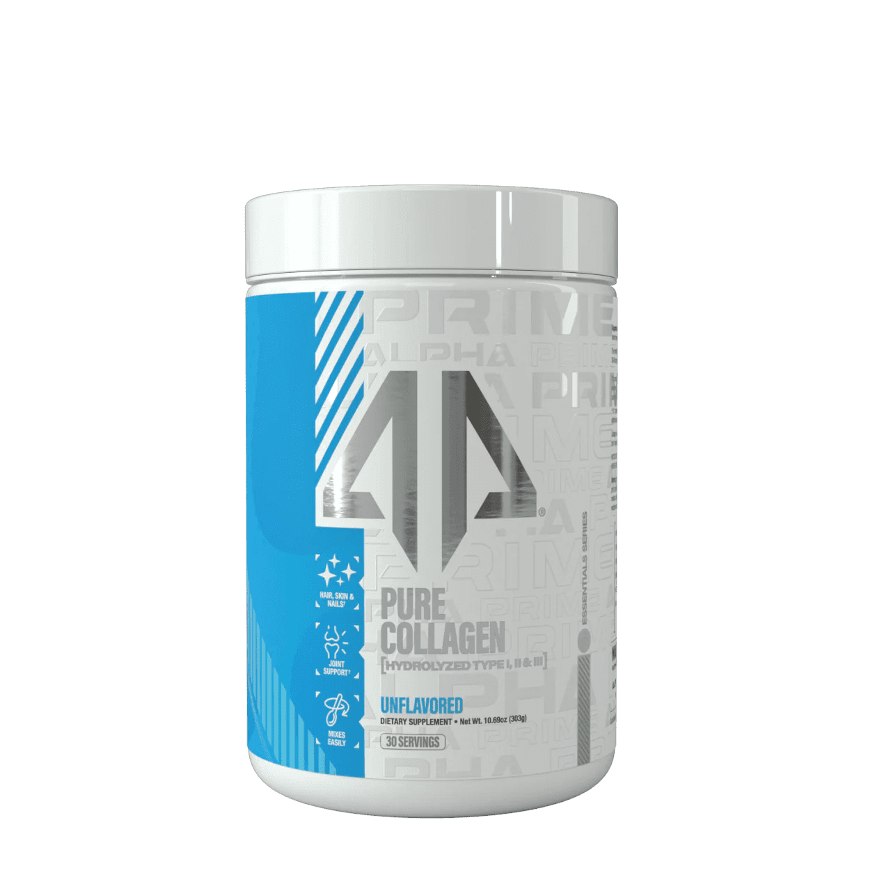 Alpha Prime Supplements Pure Collagen Powder Hydrolyzed Type I, II ...