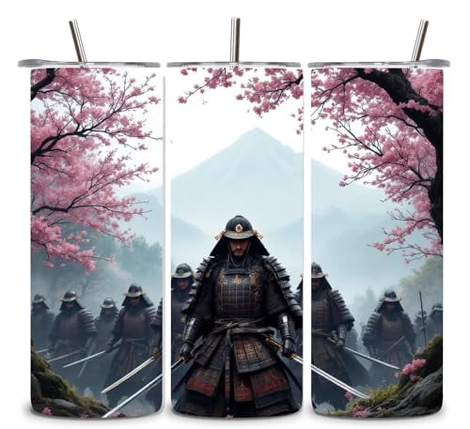 Alpha Printing 20oz Stainless Steel Tumbler – Samurai Army Full-Wrap ...