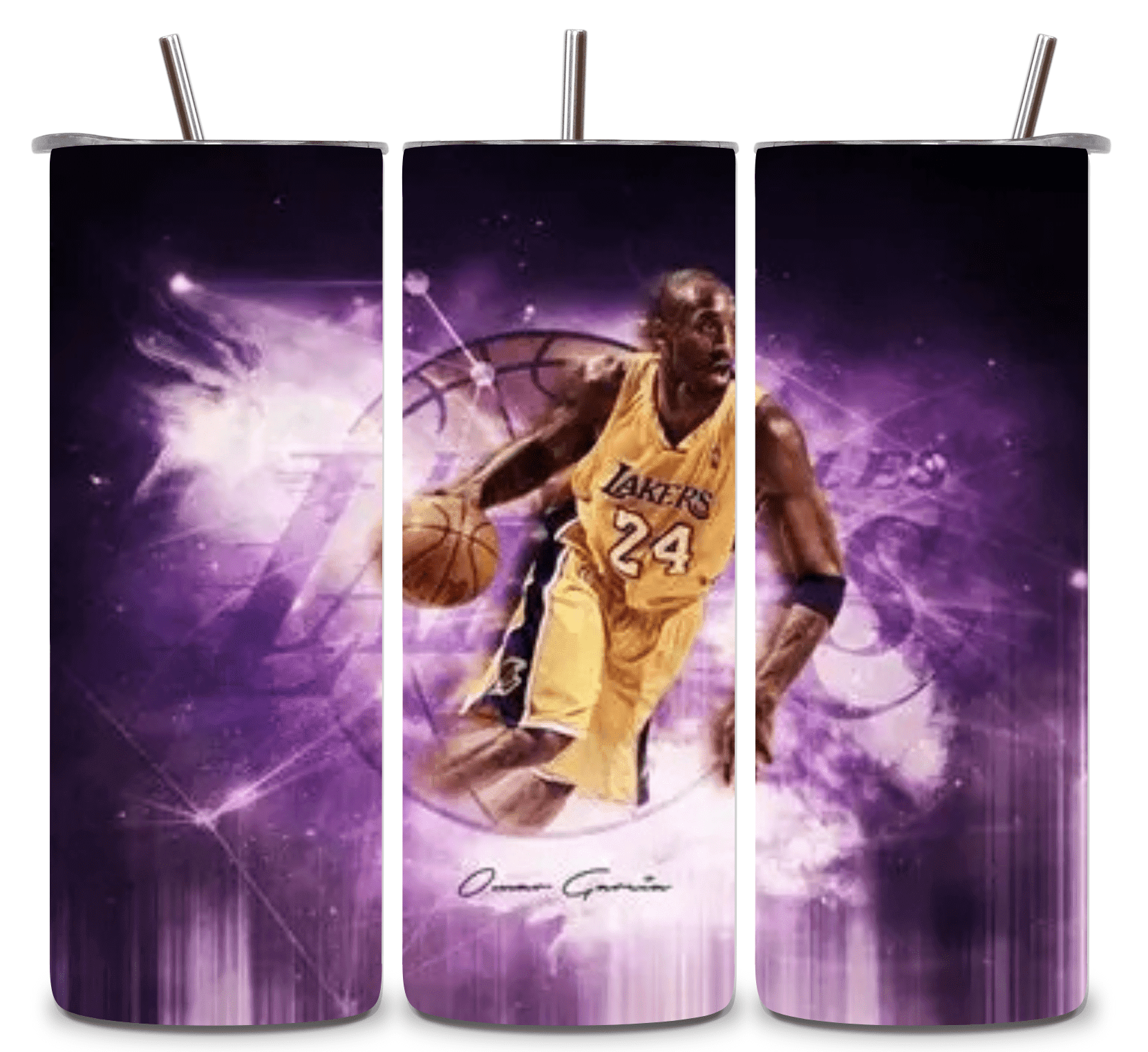 Alpha Printing 20oz Stainless Steel Tumbler – Iconic Basketball Image ...