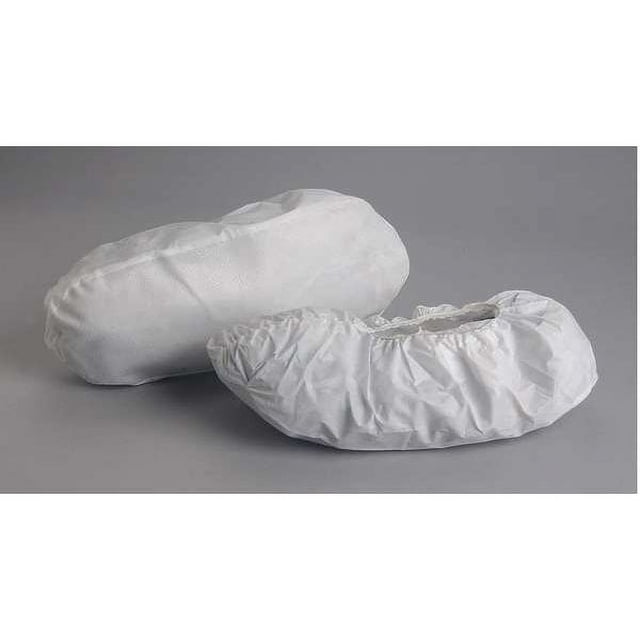 Alpha Pro Tech Shoe Covers,L,White,PK200 SH-E1316-BH - Walmart Business ...