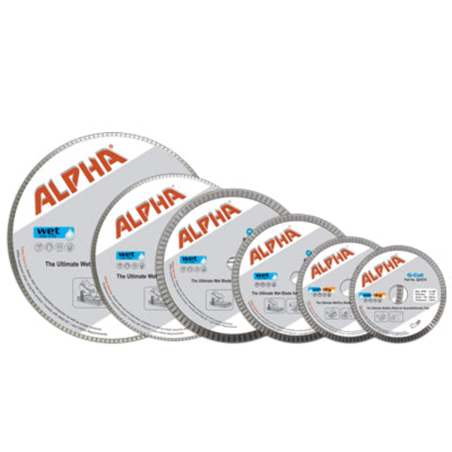 Alpha Q-Cut Ultimate Wet Blade for Quartzite/Granite/Porcelain Tiles ...