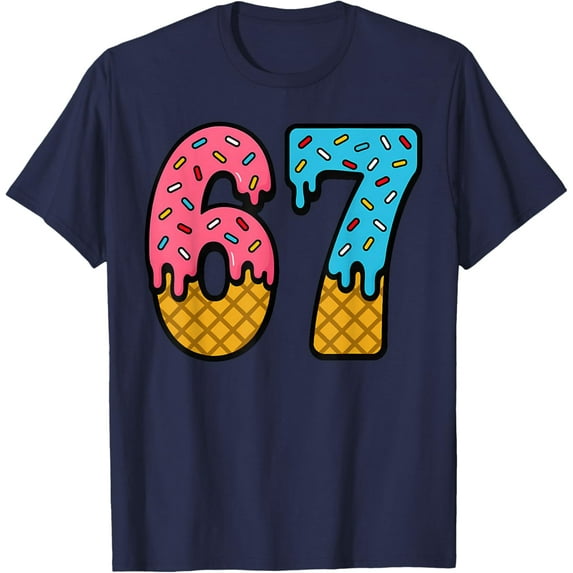 Alpha Slang Ice Cream Drip Meme T-Shirt - Walmart.com