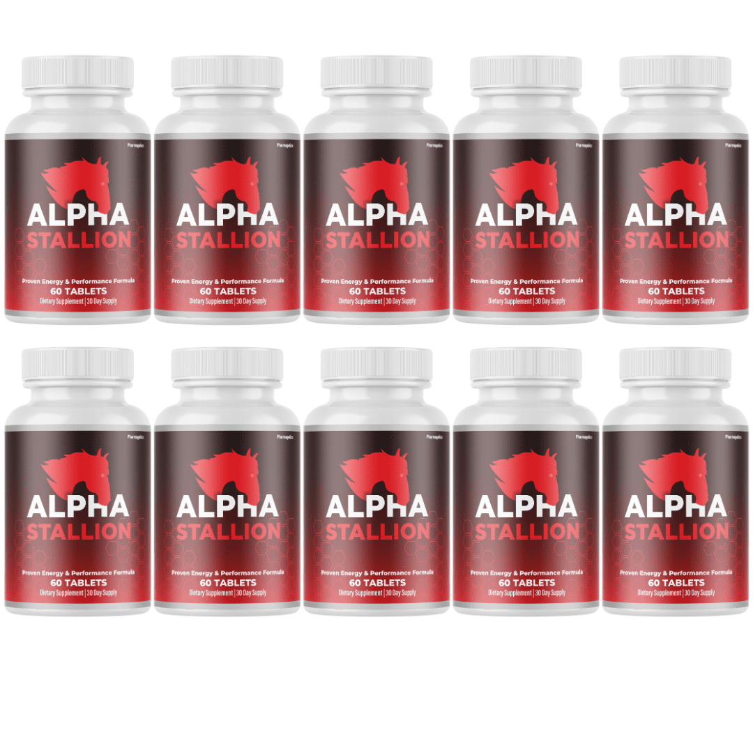 Alpha Stallion Male Health Pills to Boost Stamina and Endurance - 10 Bottles - Walmart.com