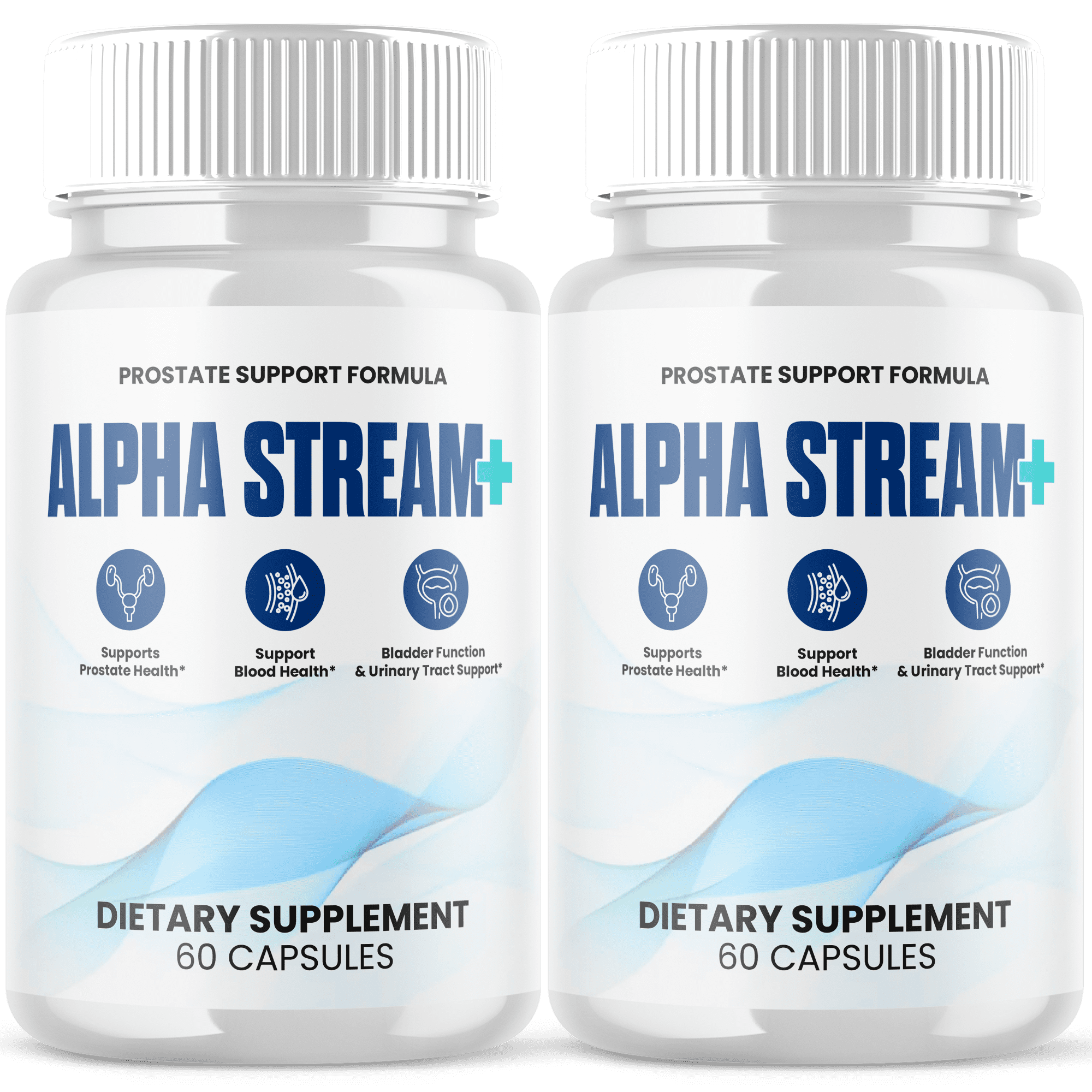 Alpha Stream Plus Advanced Formula Pills All Natural Vitamin Supplement ...